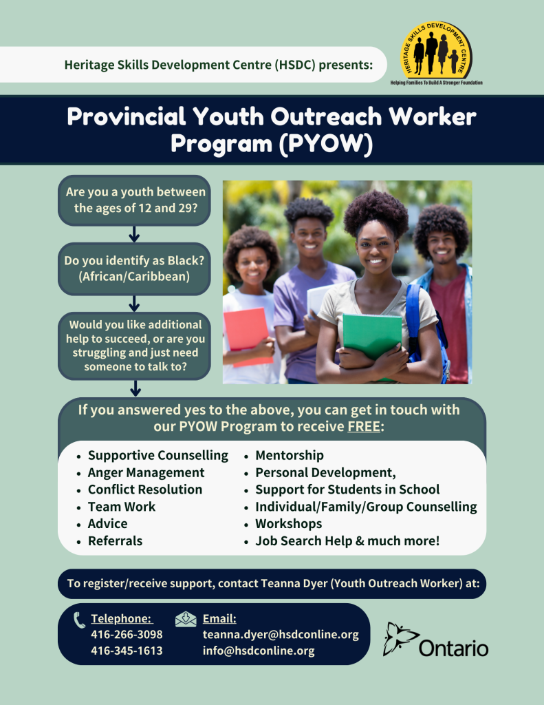 Enhanced Youth Outreach Worker Program – HSDC