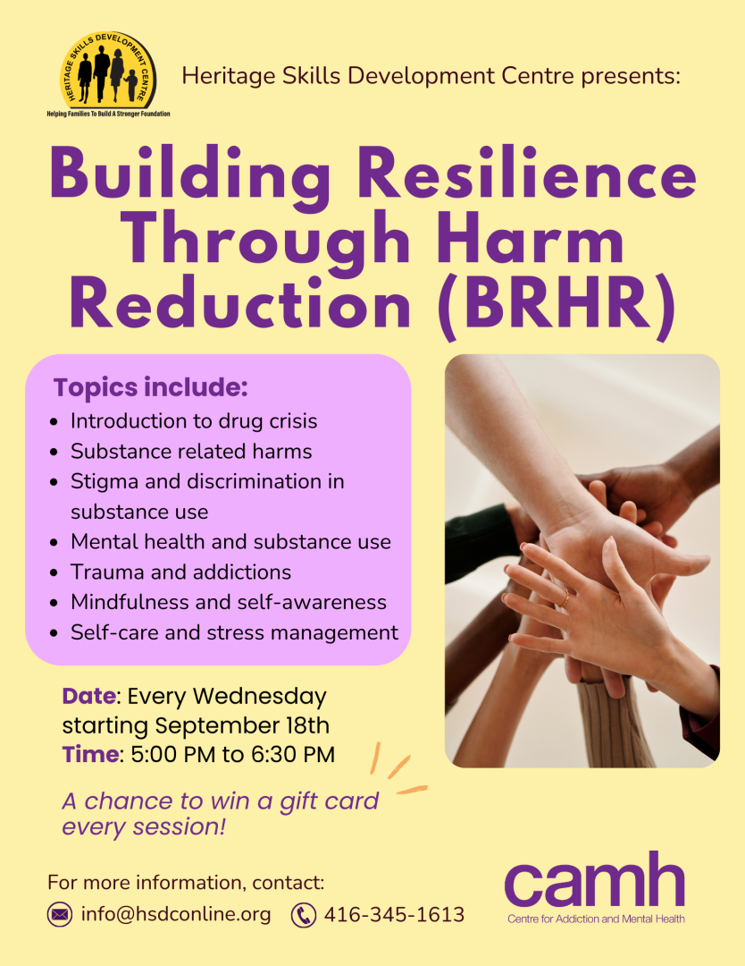Building Resilience through Harm Reduction Program (BRHR) – HSDC